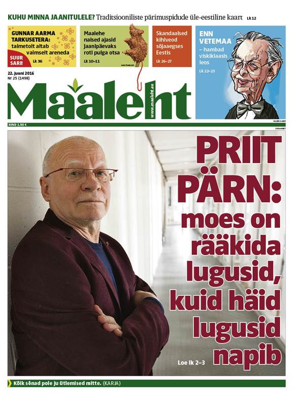 Priit Pärn õpetab harjutusi iseseisvaks eluks | Teatritasku